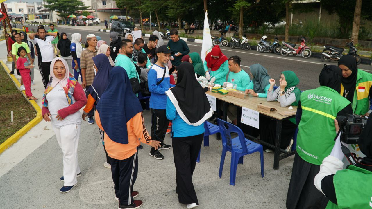 Antusiasme Warga Ikuti Pemeriksaan Kesehatan Gratis Oleh Laznas Yakesma ...